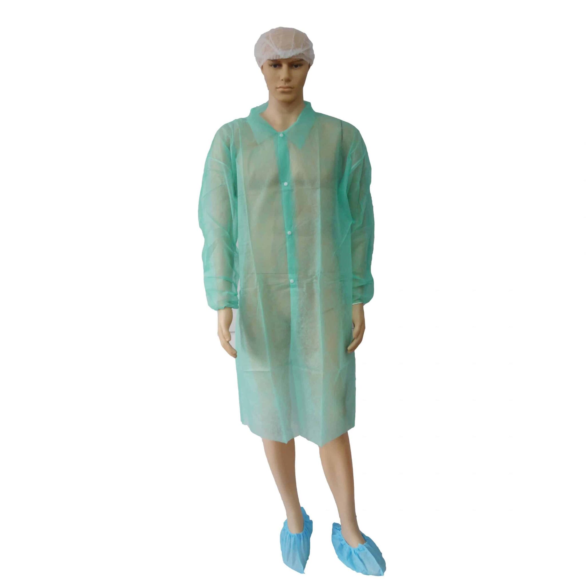 Lab Coats | Disposable PP non-woven lab coat - YouFu Medical