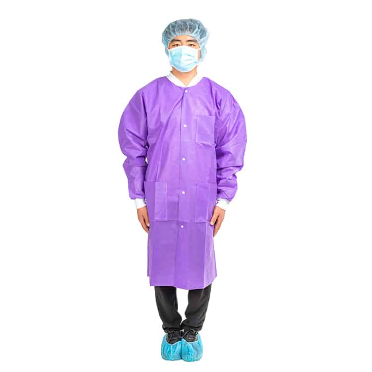Disposable SMS non-woven lab coat - YouFu Medical