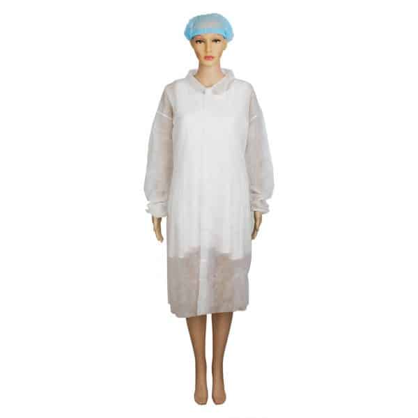 Lab Coats | Disposable PP non-woven lab coat - YouFu Medical