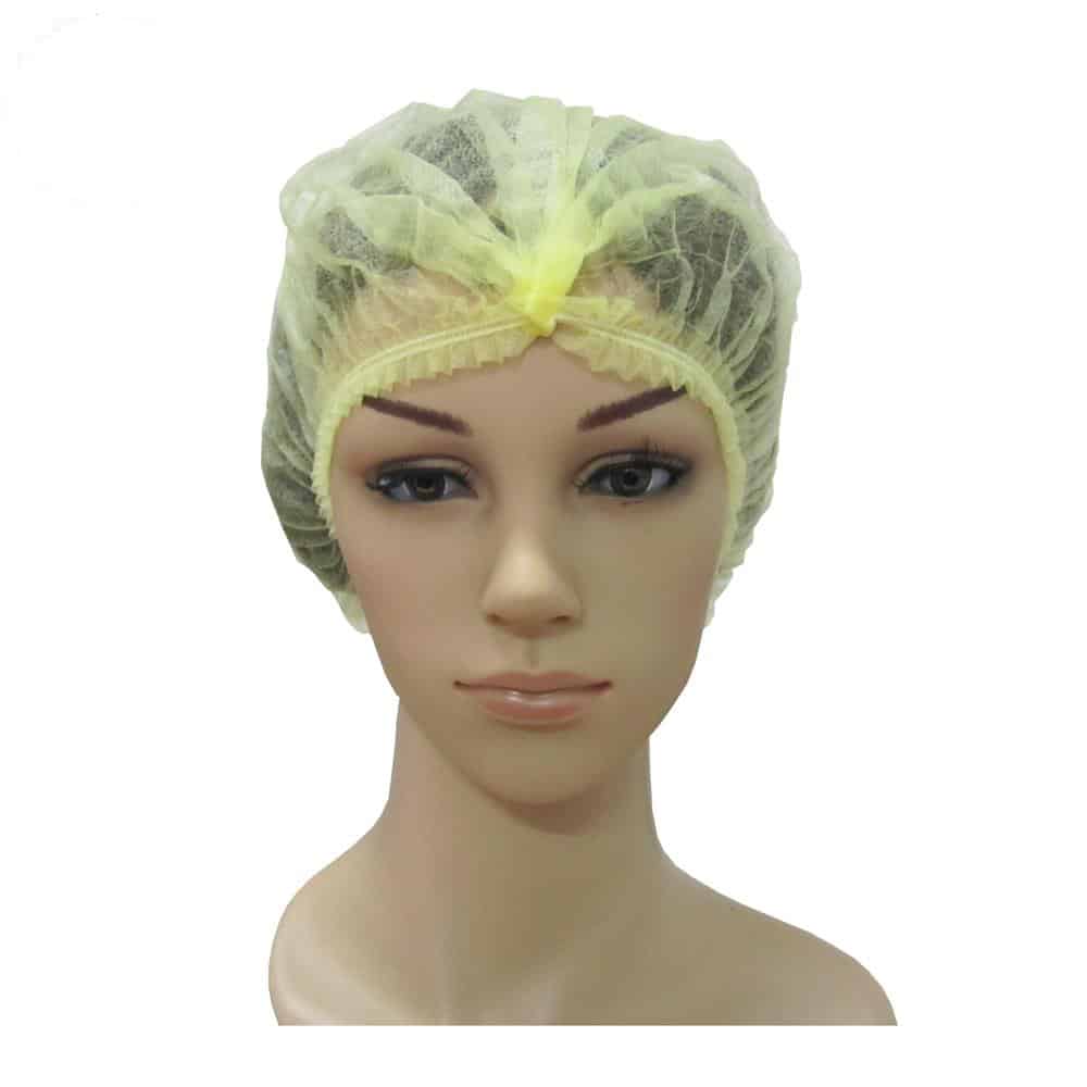 Disposable Non Woven Clip Cap - Non toxic pp material