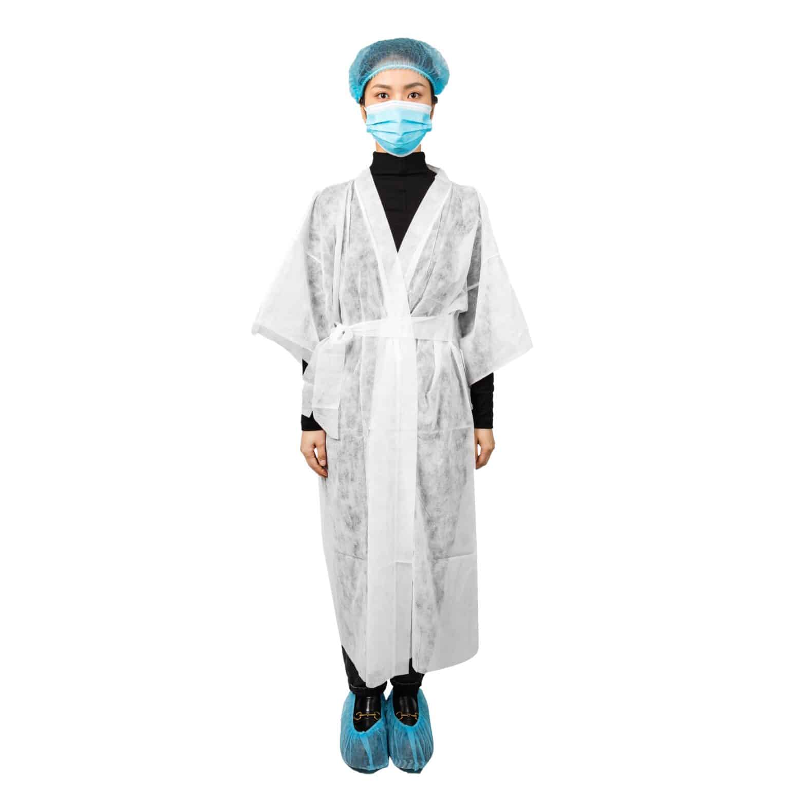 Disposable non woven waterabsorb smock/kimono - YouFu Medical