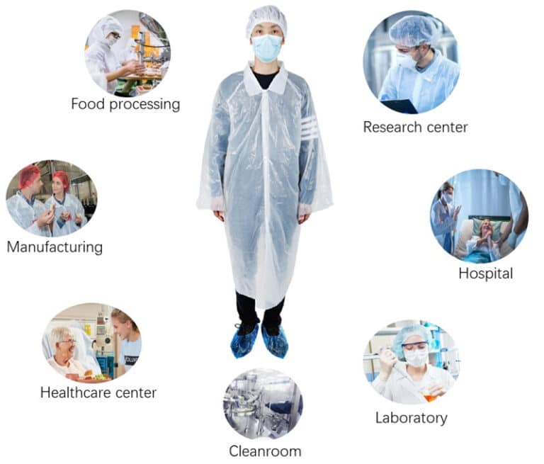 Waterproof Medical Garments in S-XXXL: Protect Hospital Staff & Patients