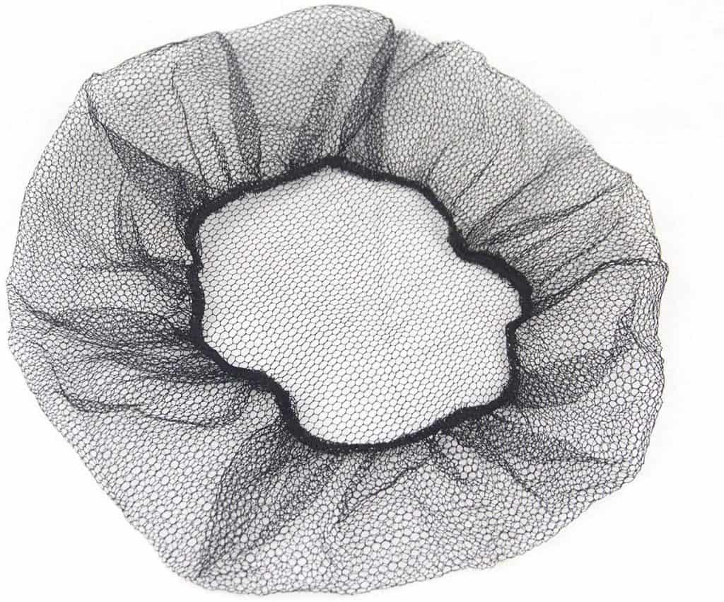 Cool & Breathable Hairnets: Nylon Mesh, Elastic Opening, Snug Fit