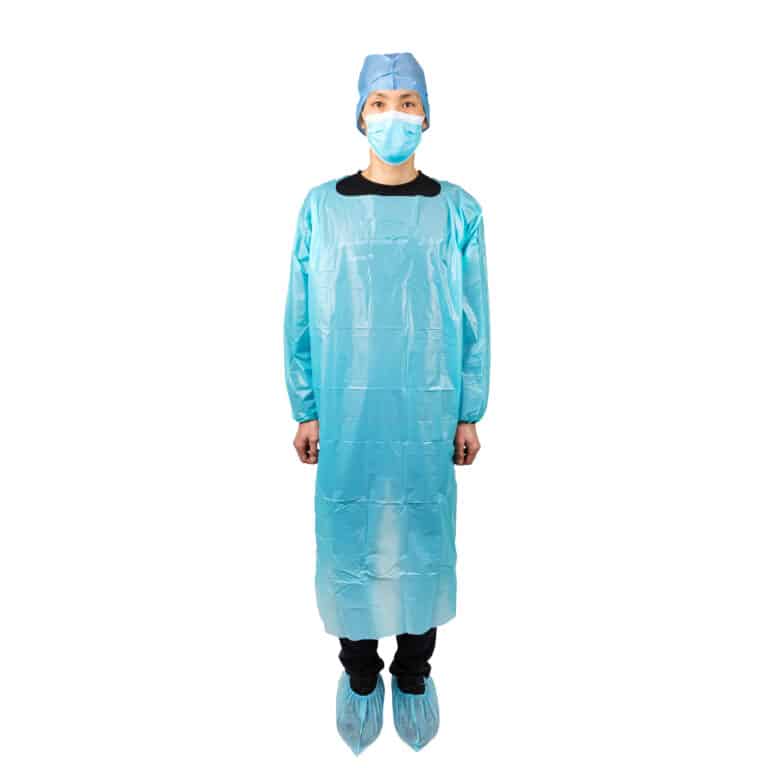 Buy AAMI CPE Isolation Gown with Thumb Loop for Hospital - YouFu Medical
