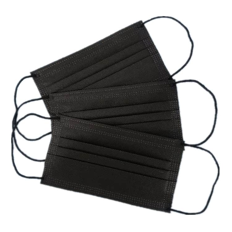 disposable black face mask with ear loop - YouFu Medical -China ...