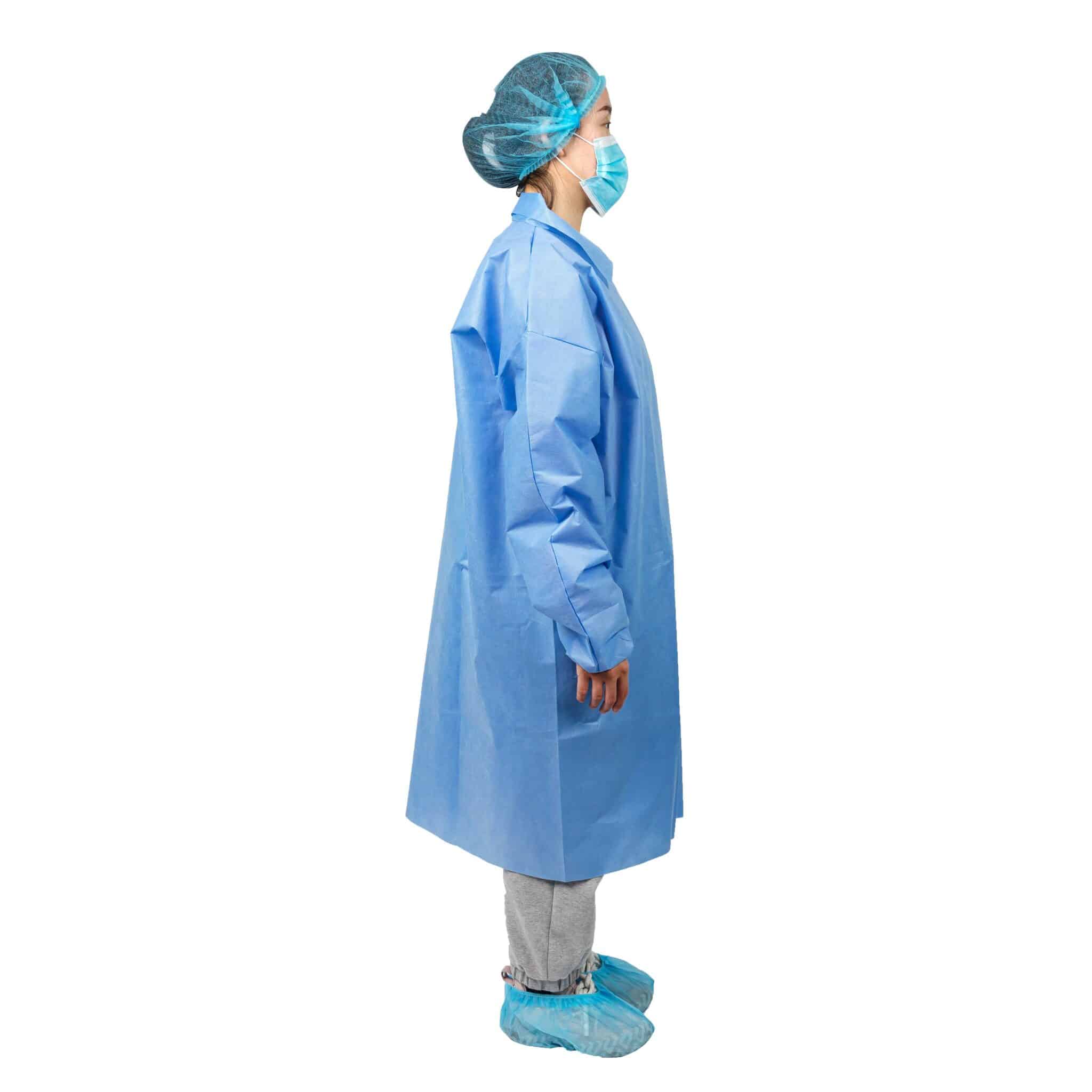 Discover the Production Process of Disposable Lab Coats with Elastic ...