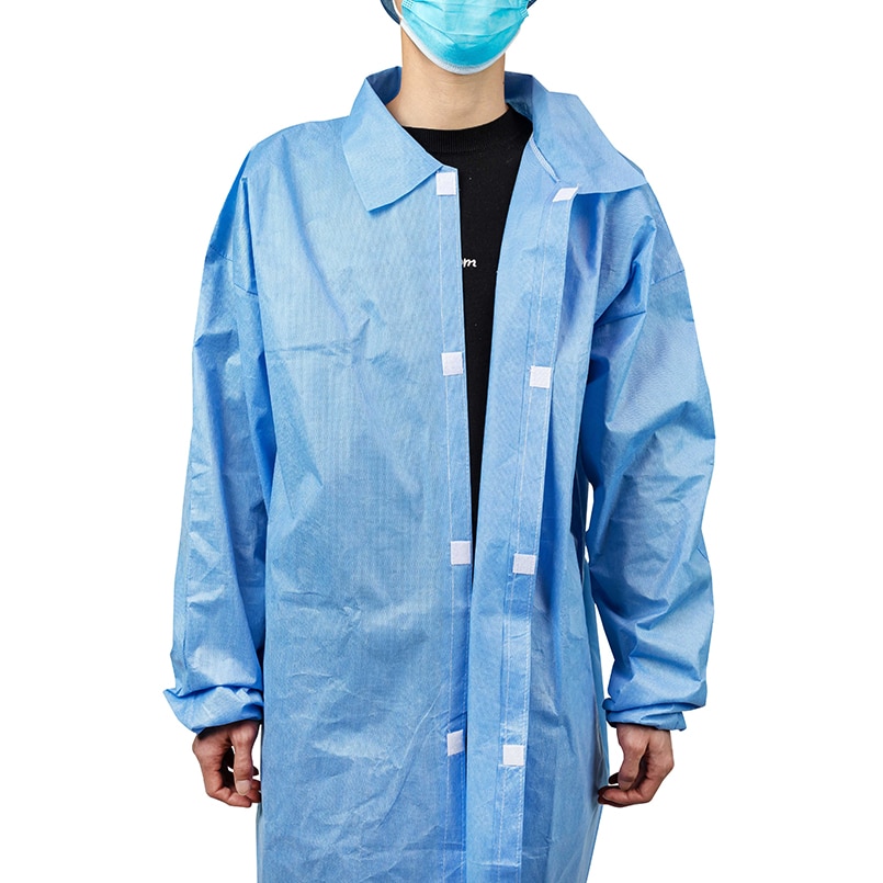 Discover the Production Process of Disposable Lab Coats with Elastic ...