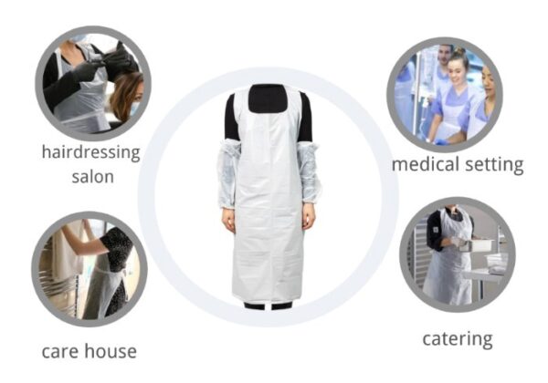 Medical Aprons - Disposable extra thick apron for medical use