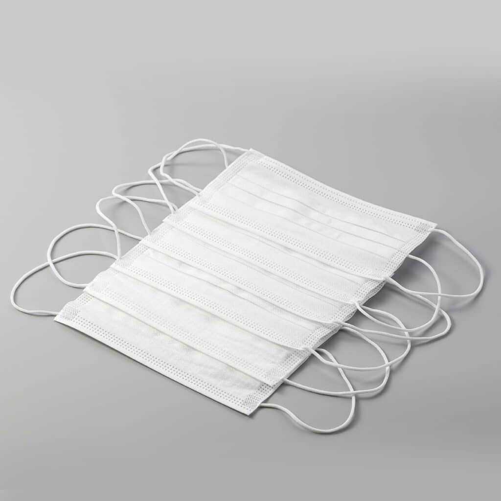 Protect Yourself & Others: White Protective Mask TYPE II, BFE ≥98%, PFE≥98%