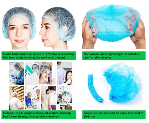 Choose Wuhan Youfu for Quality Non-Woven Disposable Clip Caps - Choose ...