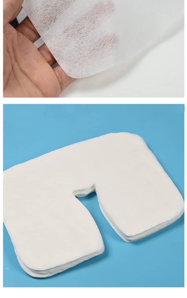 White Spunlace Headrest Covers | Universal Fit | Fresh & Comfy | 100/Bag